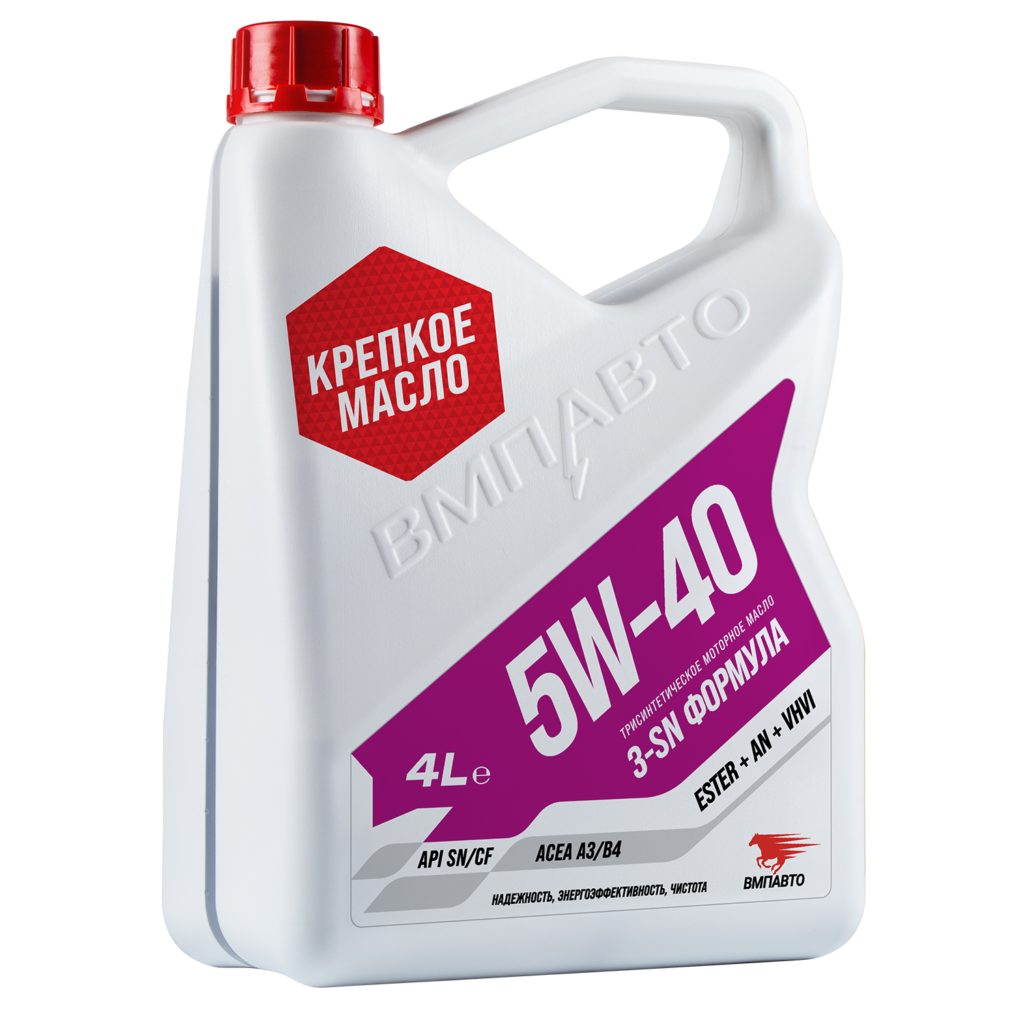 Моторное масло MOTIVE5W-40 API SN/CF A3/B4 Синтетическое — ВМПАВТО
